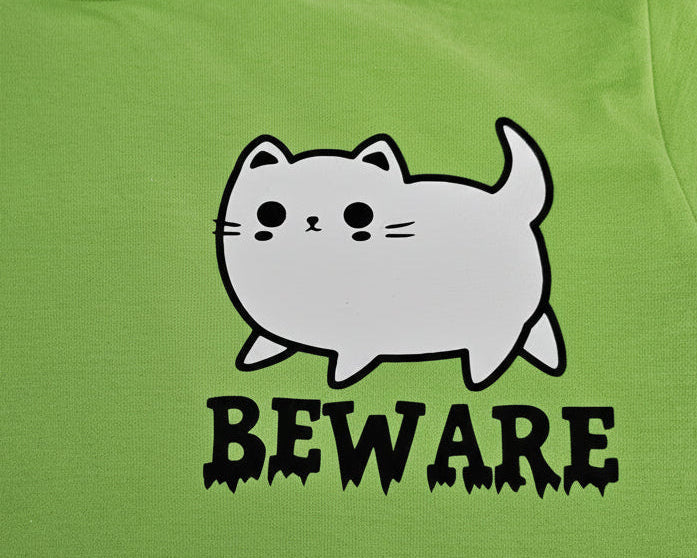 Beware of Cute Kitty Shirt - Funny Cat T-Shirt | SEW Fun Central